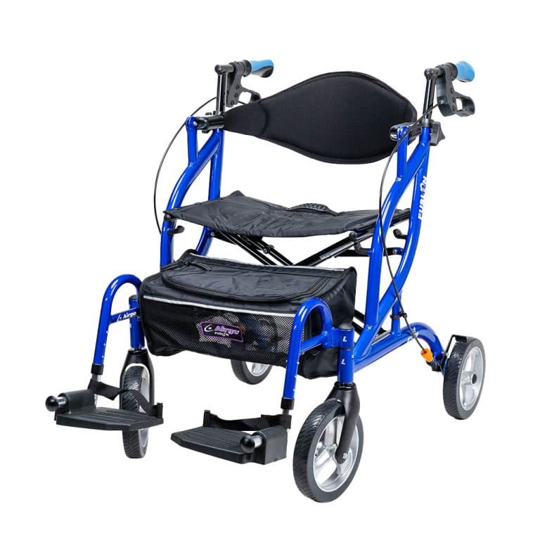 Airgo Fusion Side Folding Rollator and Transport Chair