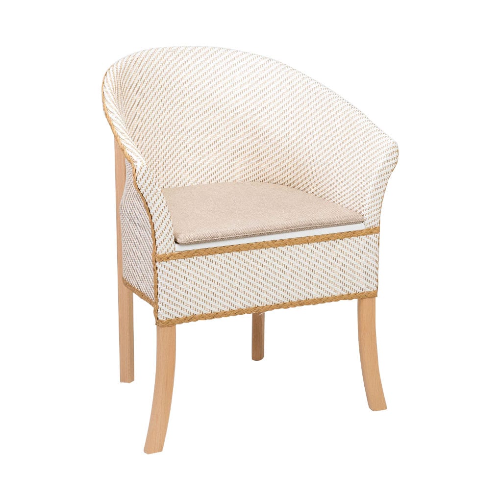 Deluxe Basketweave Bedside Commode