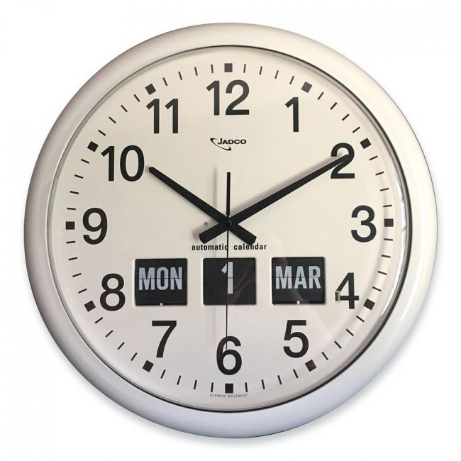 Jadco Round Analogue Calendar Clock - Patient Handling