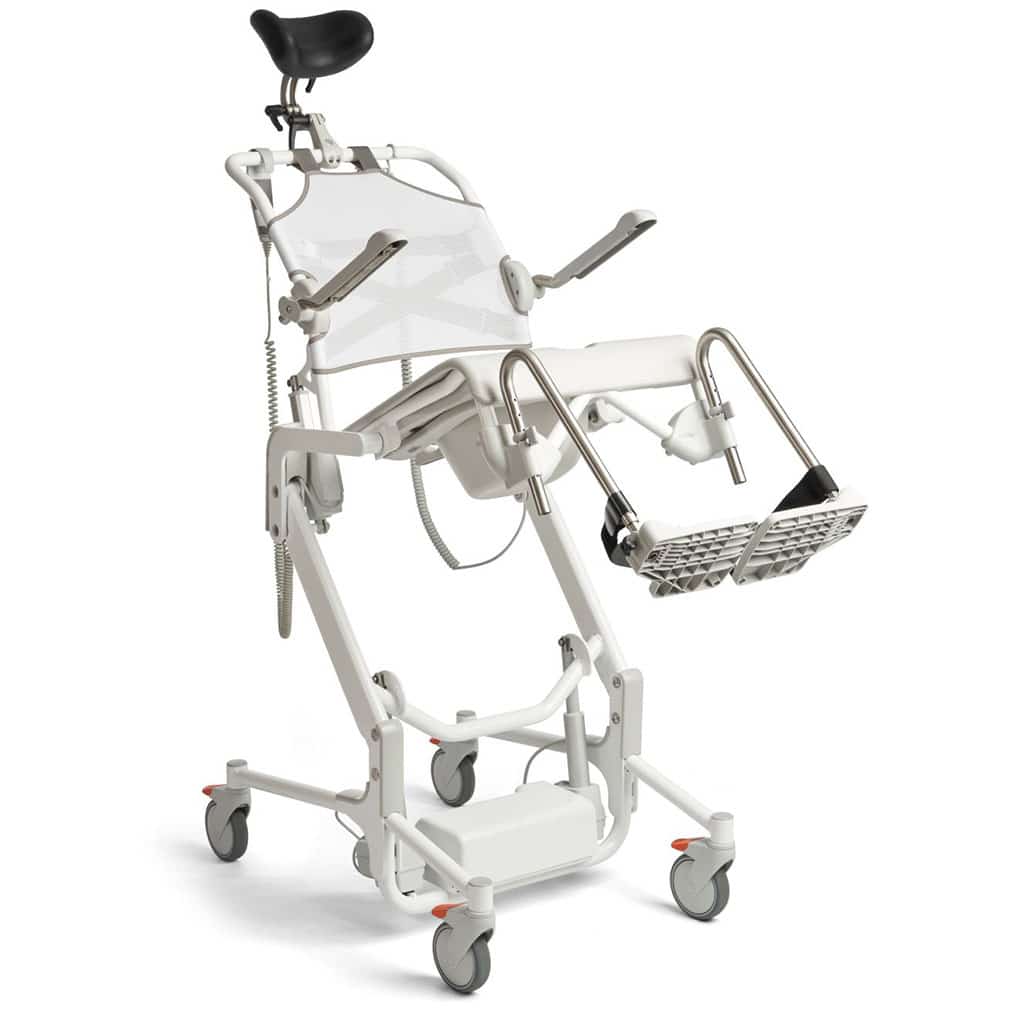 Etac Alto Electronic Mobile Shower Commode with Pan Holder - Patient ...